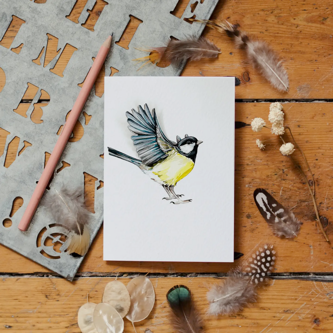 Blue Tit Pop Out Card | Sophie Brabbins | Stationary | Note Cards ...