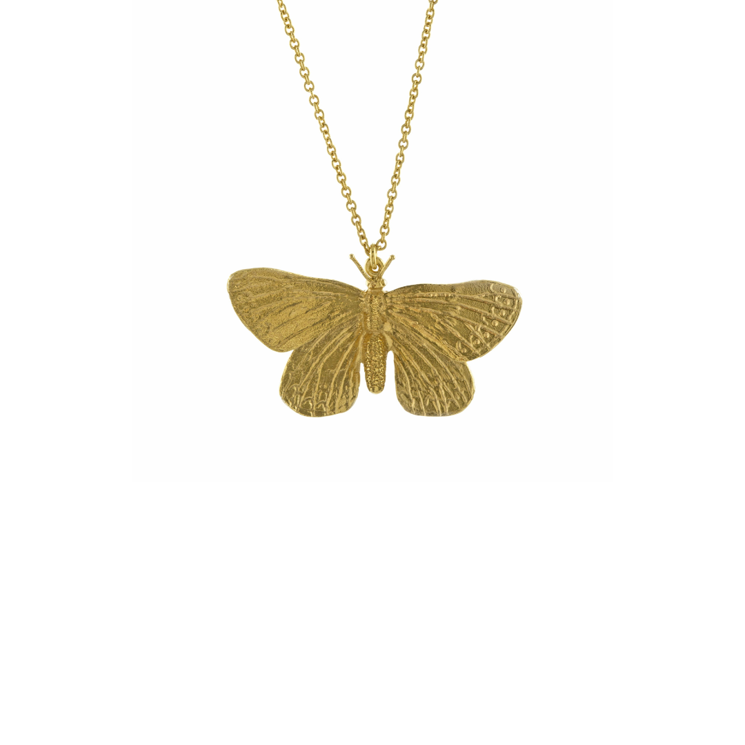 Duke of Burgundy Butterfly Necklace | Alex Monroe | Handcrafted Jewelry ...