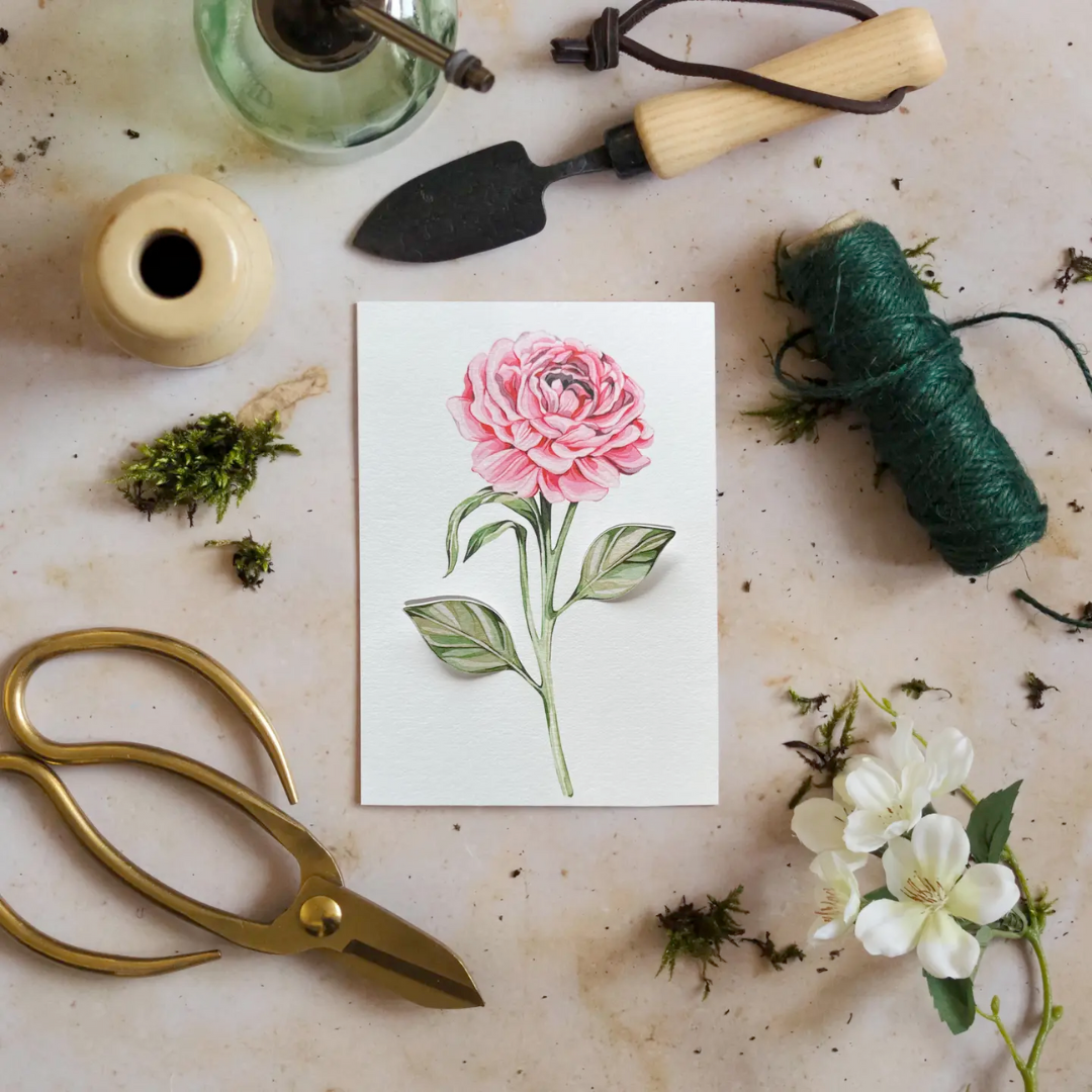 Peony Pop Out Card | Sophie Brabbins | Stationary | Note Cards ...