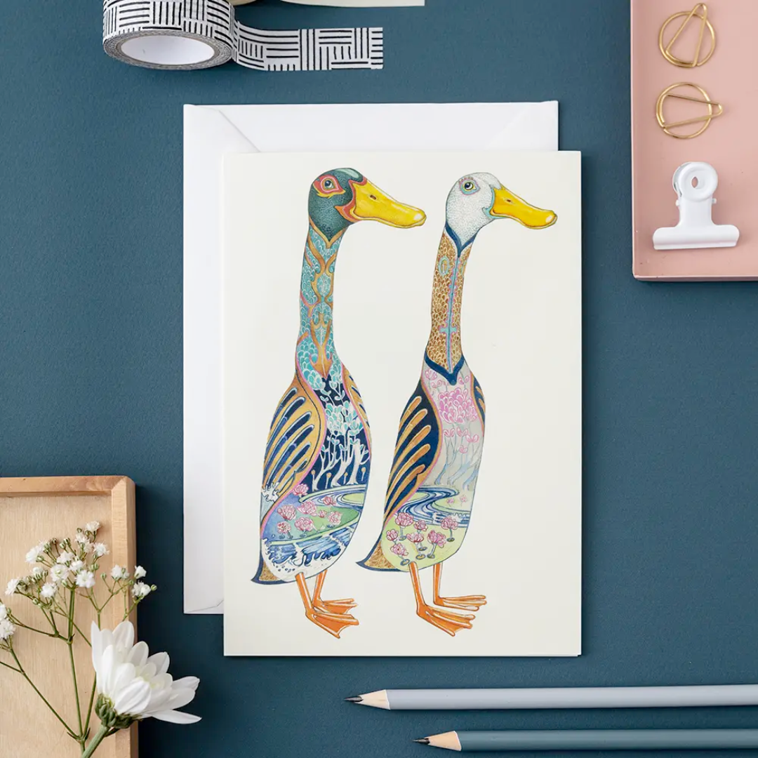 Runner Ducks Note Card | Daniel Mackie | Stationary & Gifts | Note ...