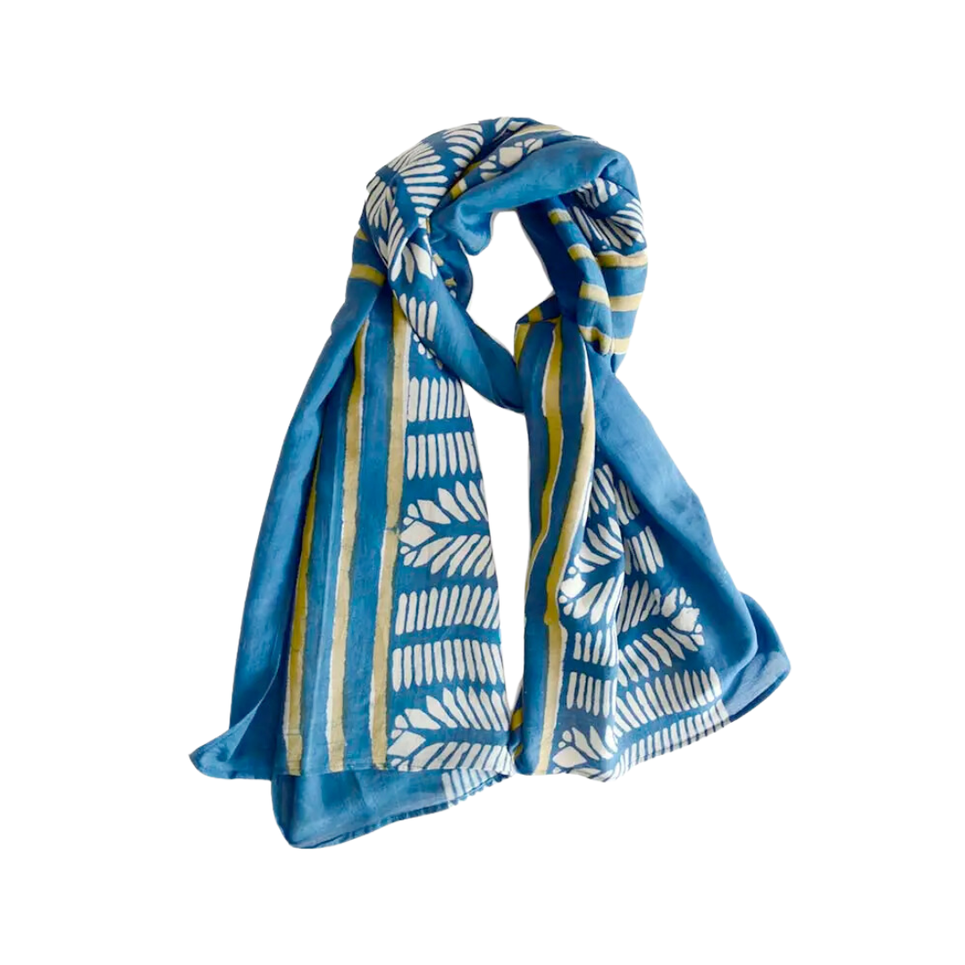 Aarya Scarf | Ichcha | Handmade | Hand Block Printed Scarves ...