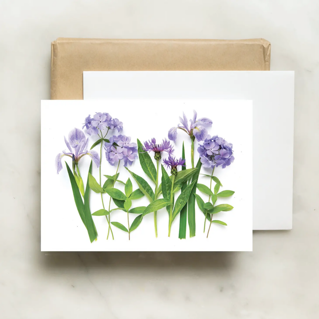 Blue Wildflowers Card | Bottle Branch | Botanical Cards | Note Cards ...