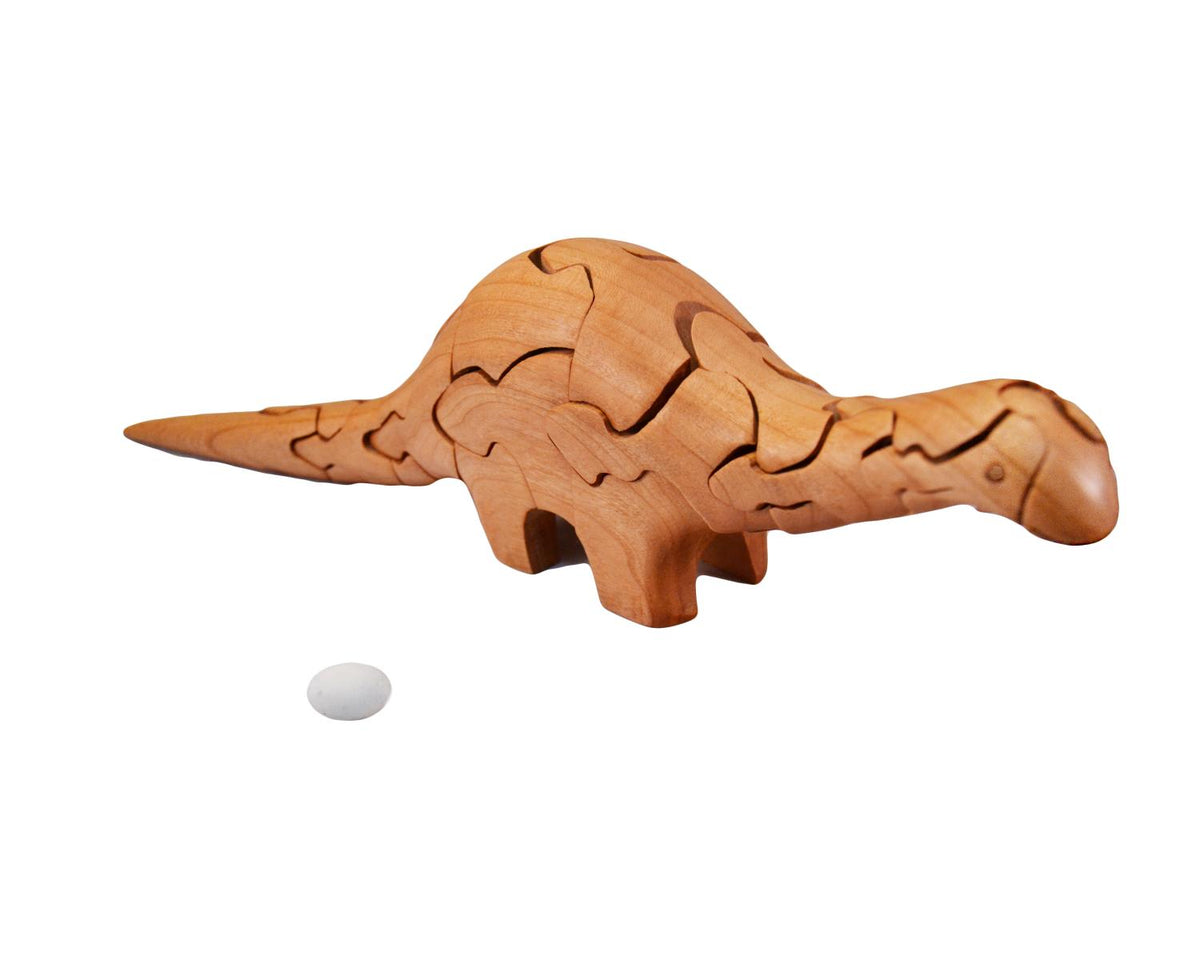Brontosaurus with Egg Cherry Puzzle – beryl