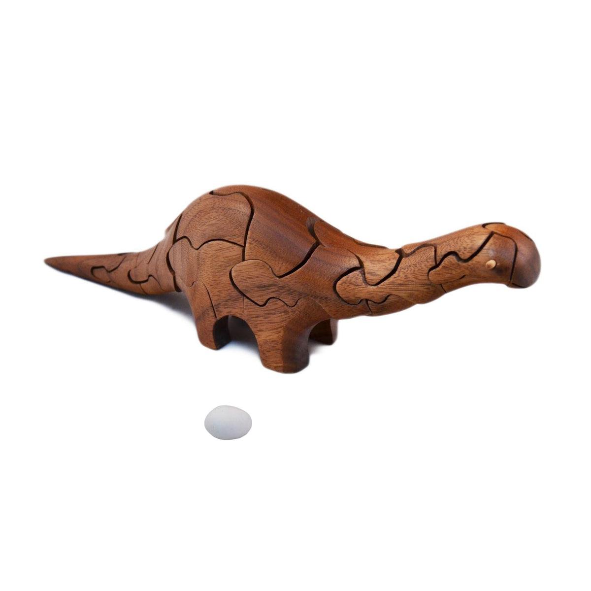 Brontosaurus with Egg Walnut Puzzle – beryl