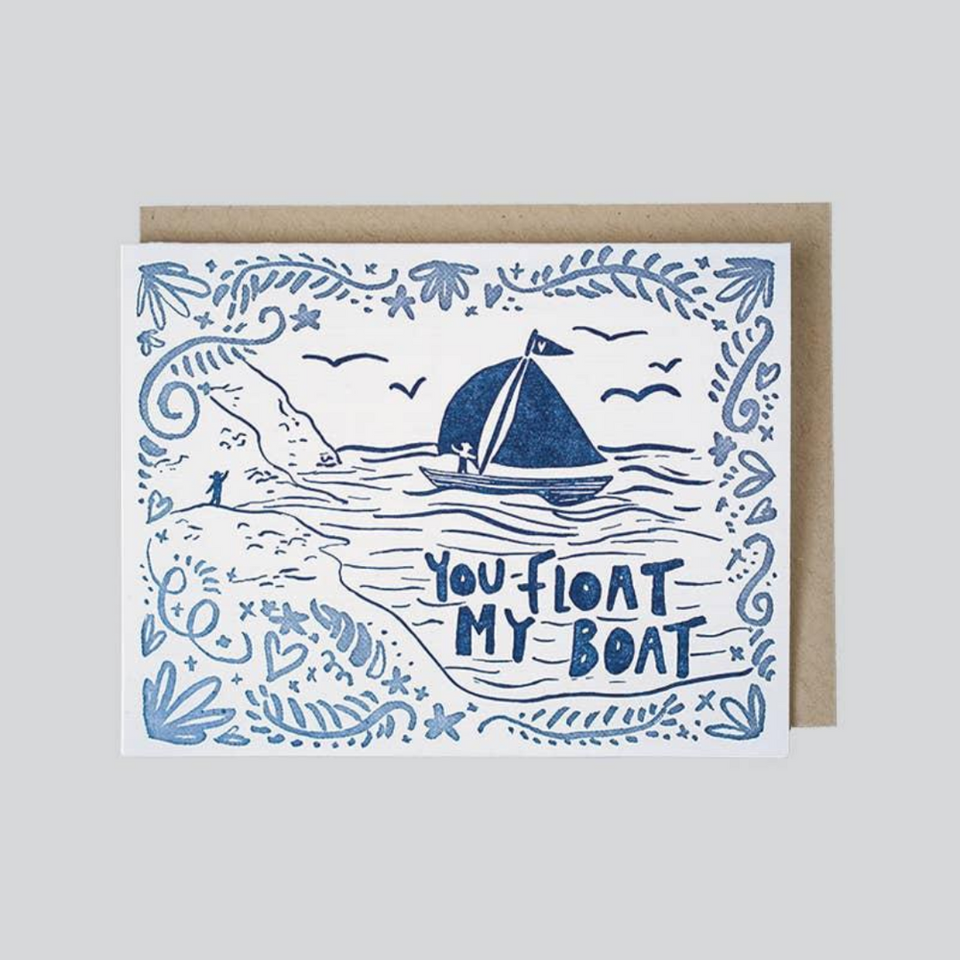 Float My Boat Note Card – beryl