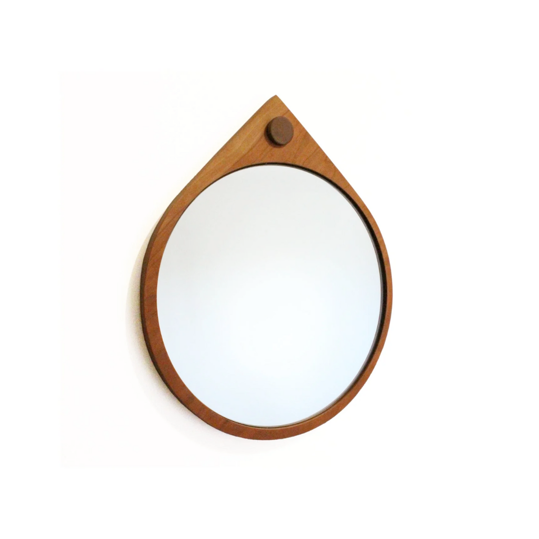 Large Teardrop Mirror | Sabbath Day Woods | Home Decor | Woodworking ...