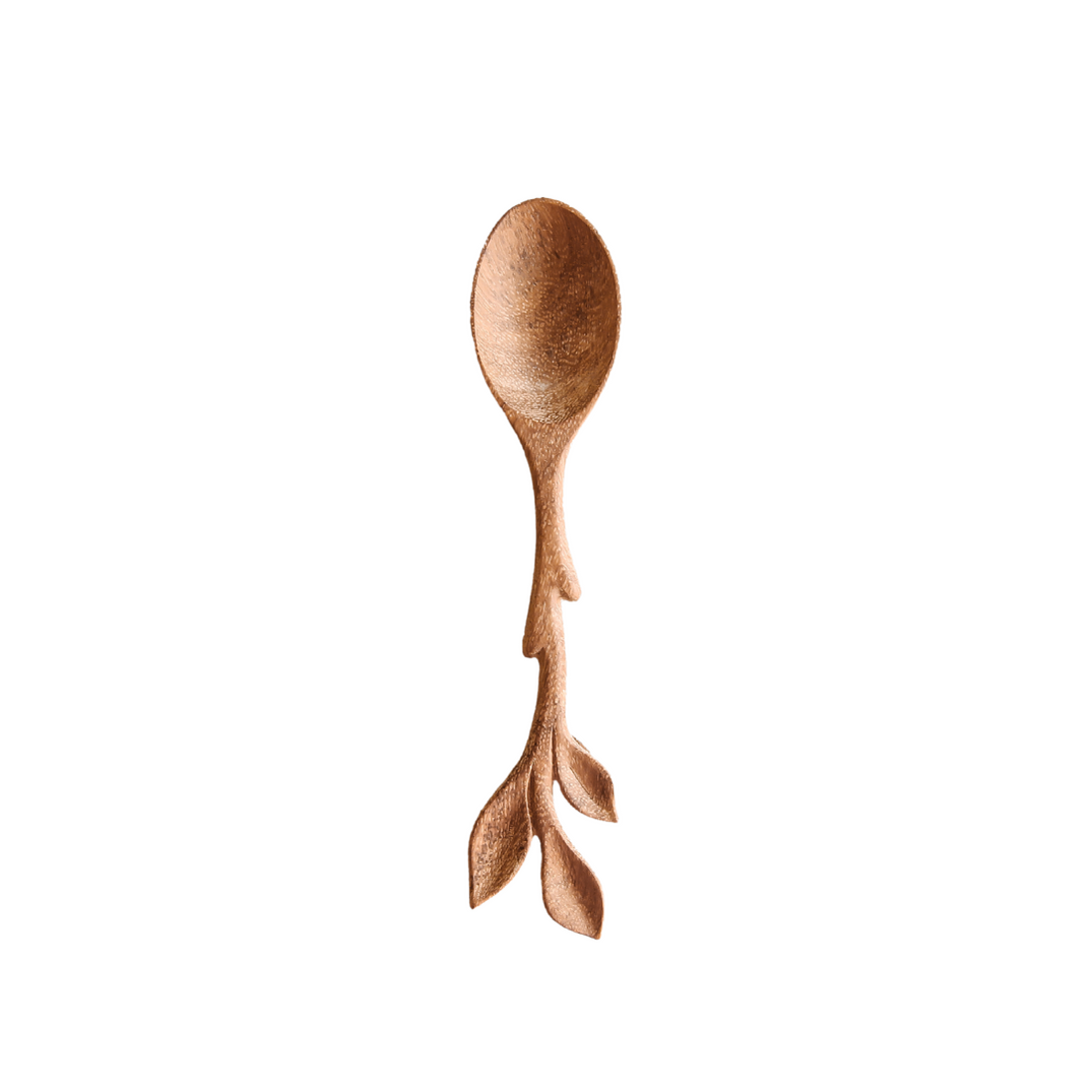 Leaf Handle Wooden Spoon | Handmade | Tabletop | Homegoods | Gifts ...