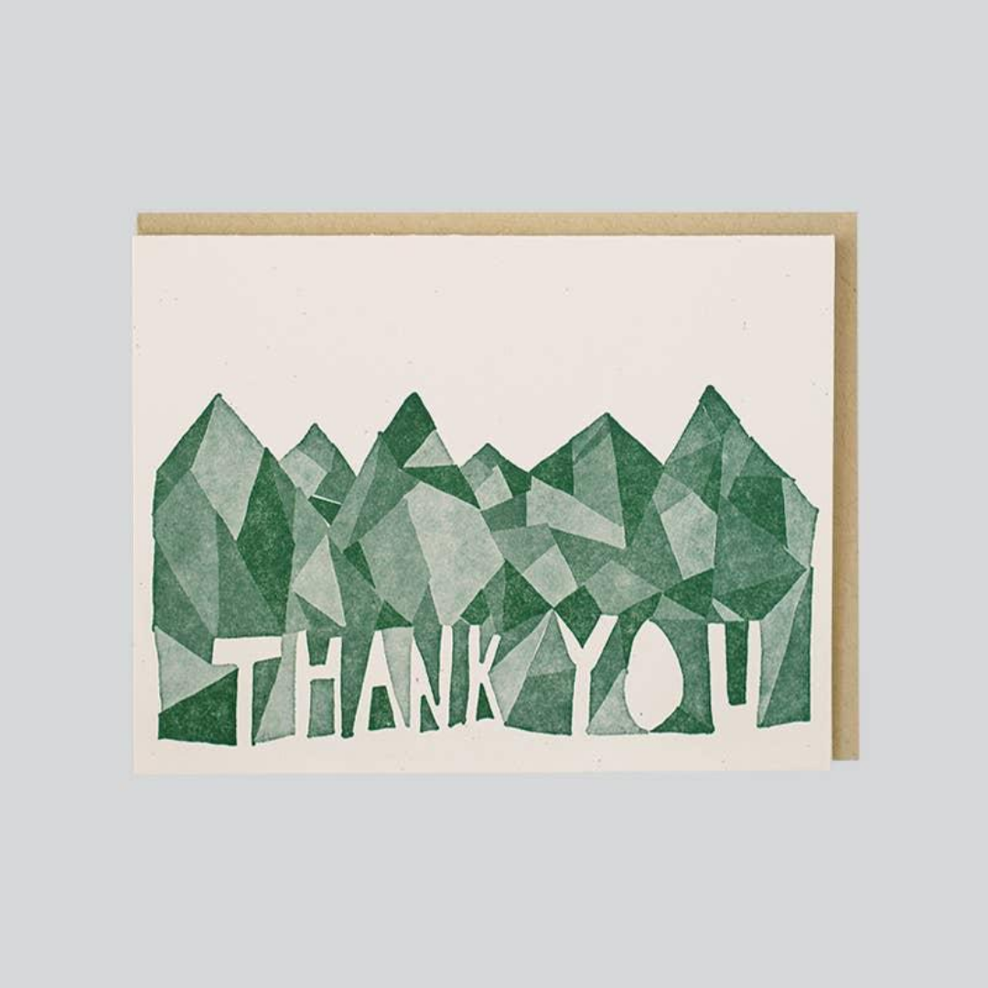 Mountain Thank You Card – beryl