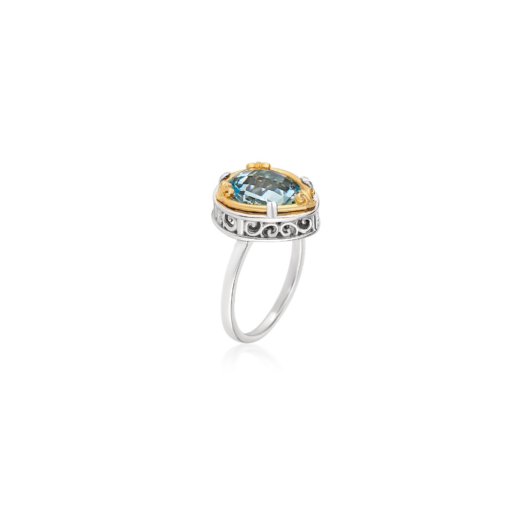 Anatoli | Locket Necklaces with Diamonds | Topaz Necklace – beryl