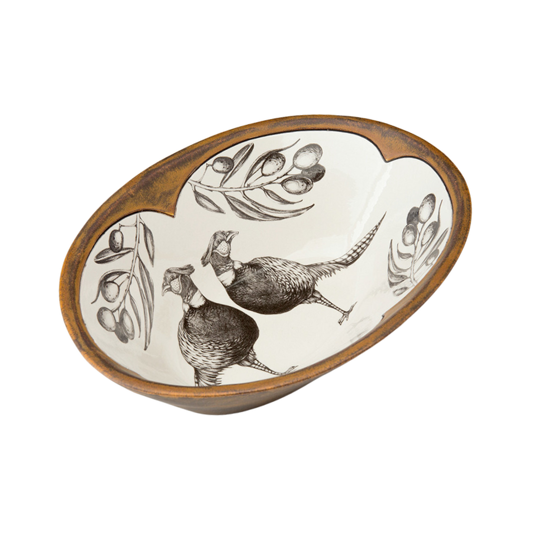 Pheasant Large Serving Dish | Laura Zindel | Ceramics | Tabletop ...