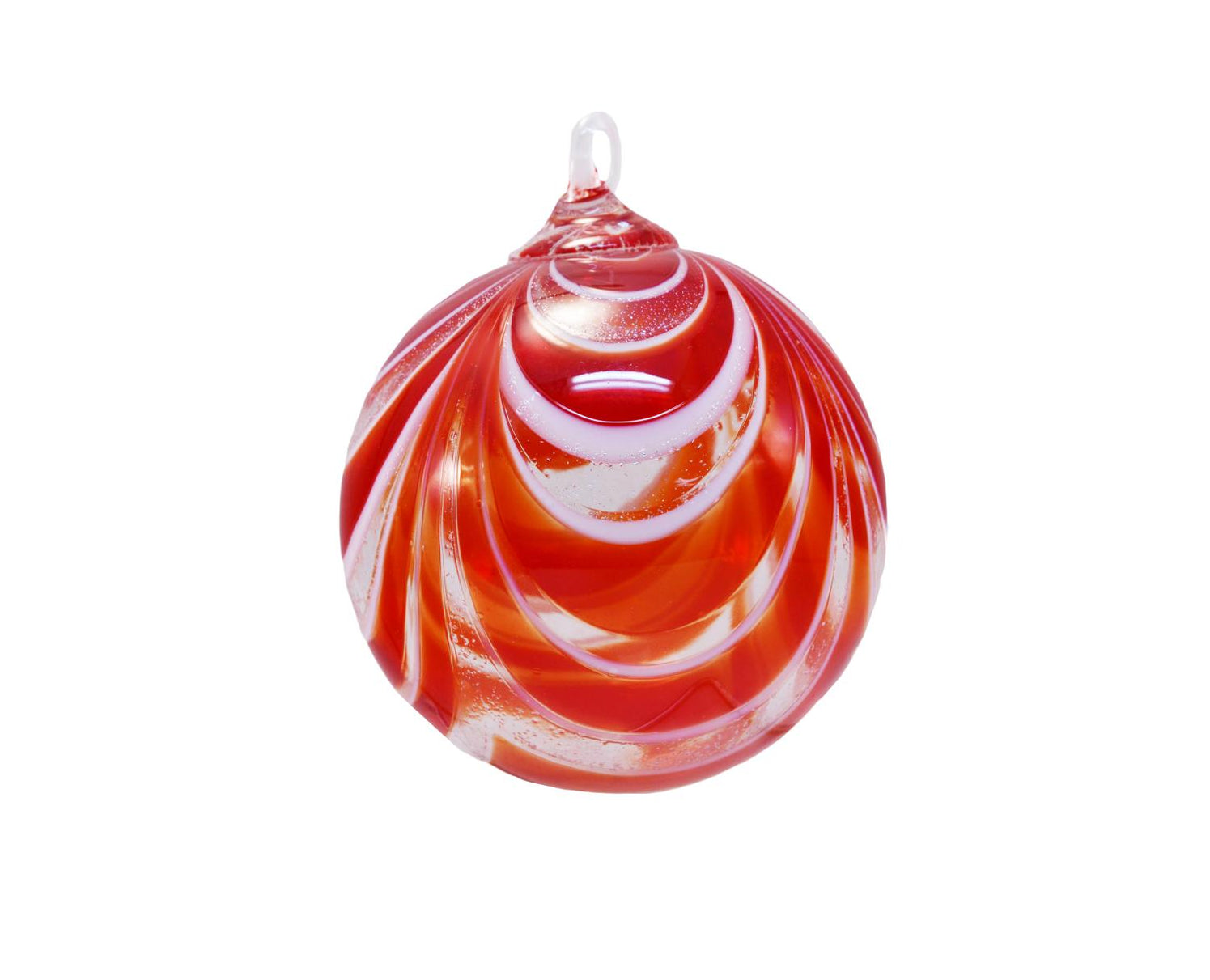 Red Ribbon Glass Ornament – beryl