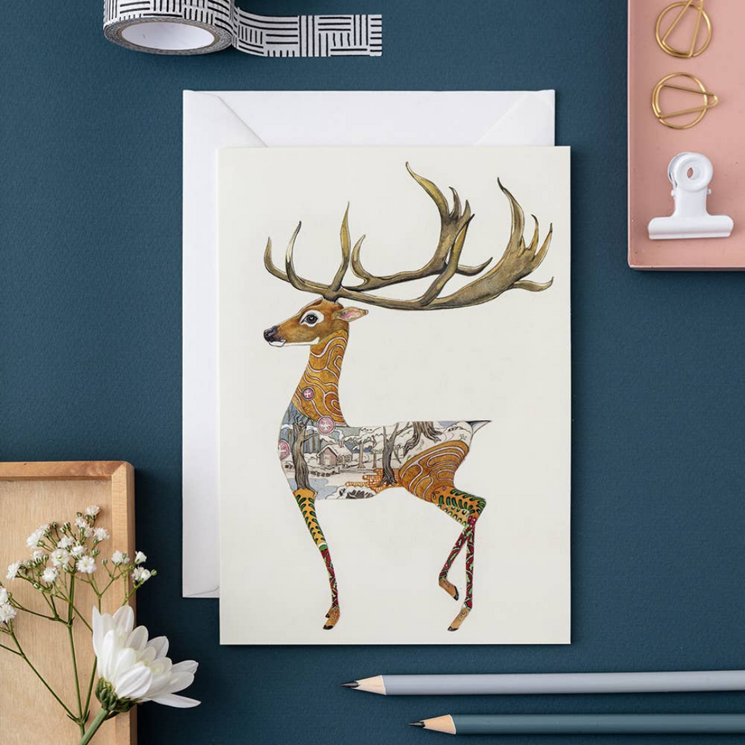 Stag Note Card | Daniel Mackie | Stationary & Gifts | Note Cards ...
