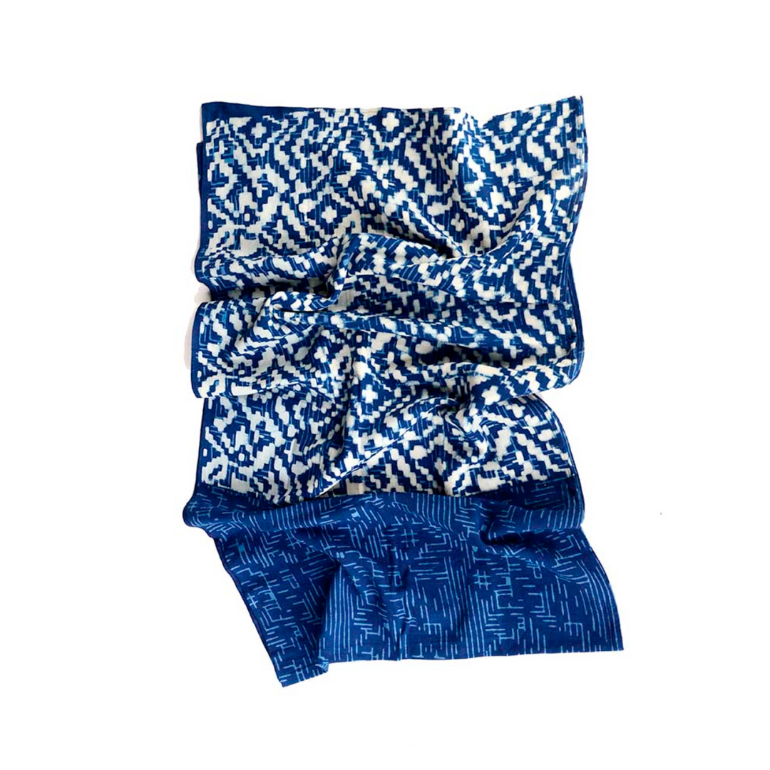 ichcha Uzi Scarf | Handmade Block Printed Scarves | Northampton, MA – beryl
